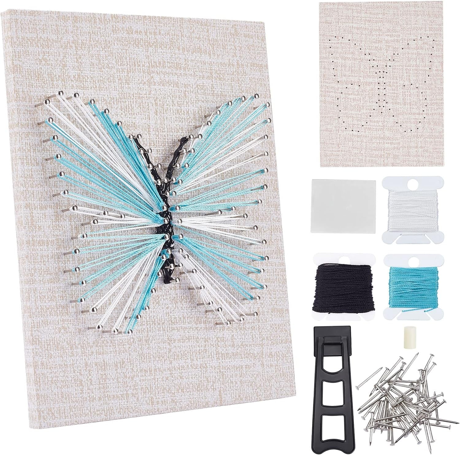 DIY 3D String Art Kit for Adults Beginners Butterfly Craft Kit Include ...