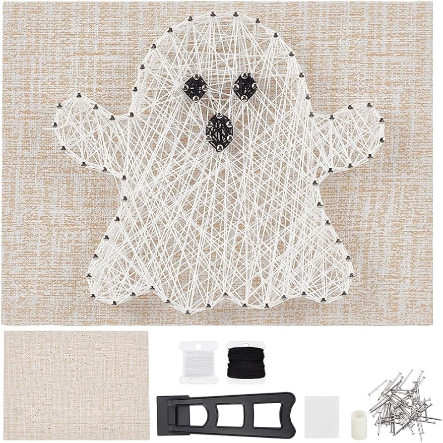 DIY 3D String Art Kit for Adults Beginners Ghost String Art Kit DIY ...