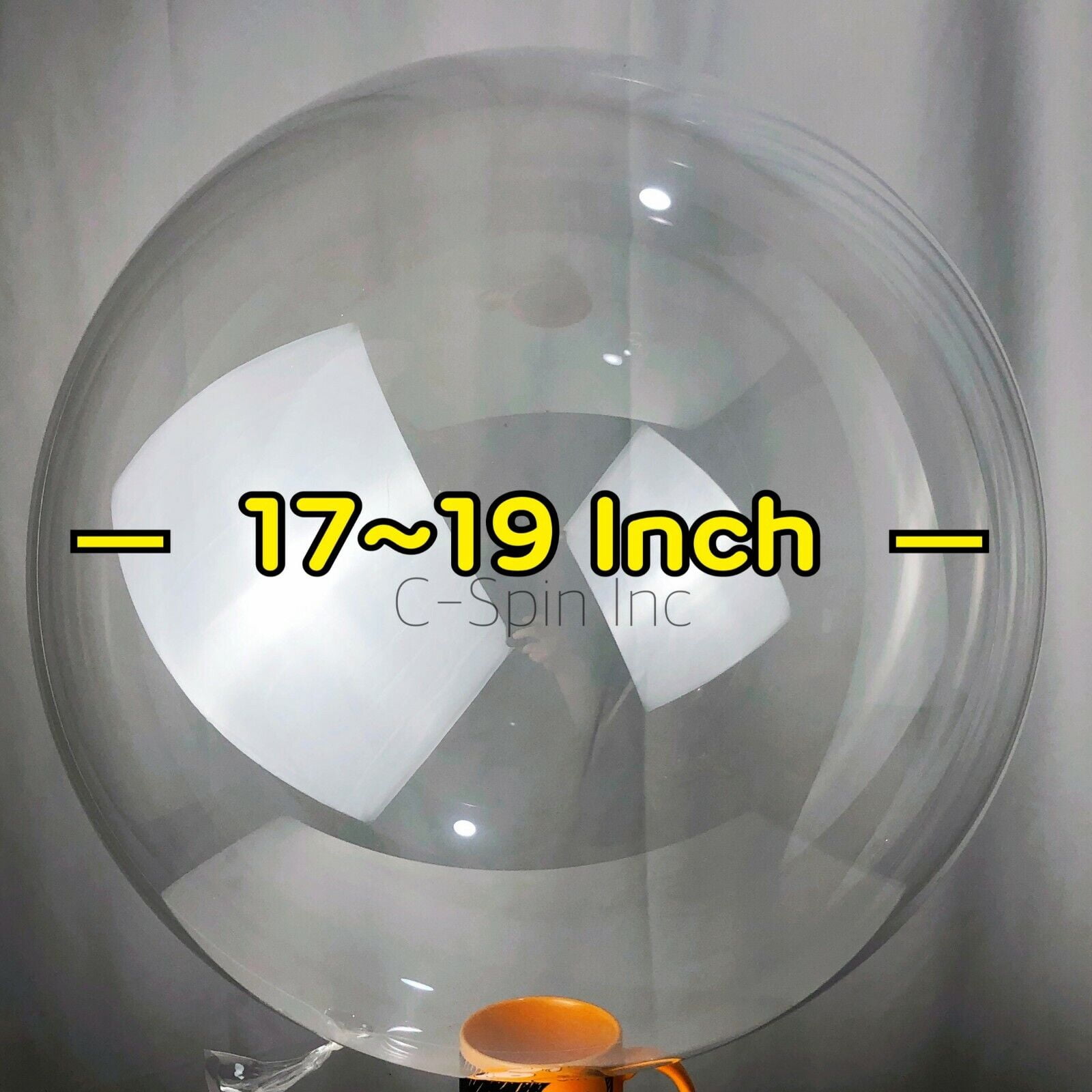 DIY 3D Transparent Clear PVC Balloons Round Circle Ballon Party Helium ...