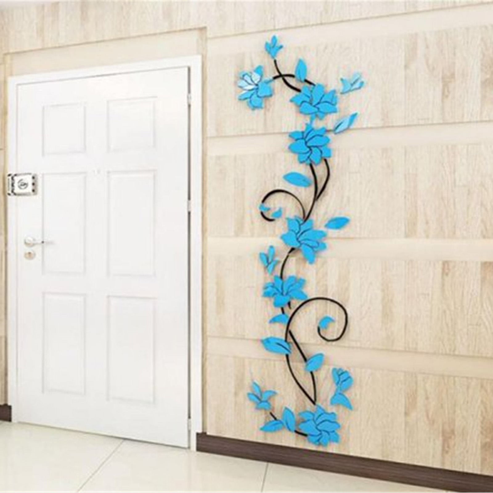 DIY 3D Wall Stickers for Home Living Room Bedroom Background TV Wall ...