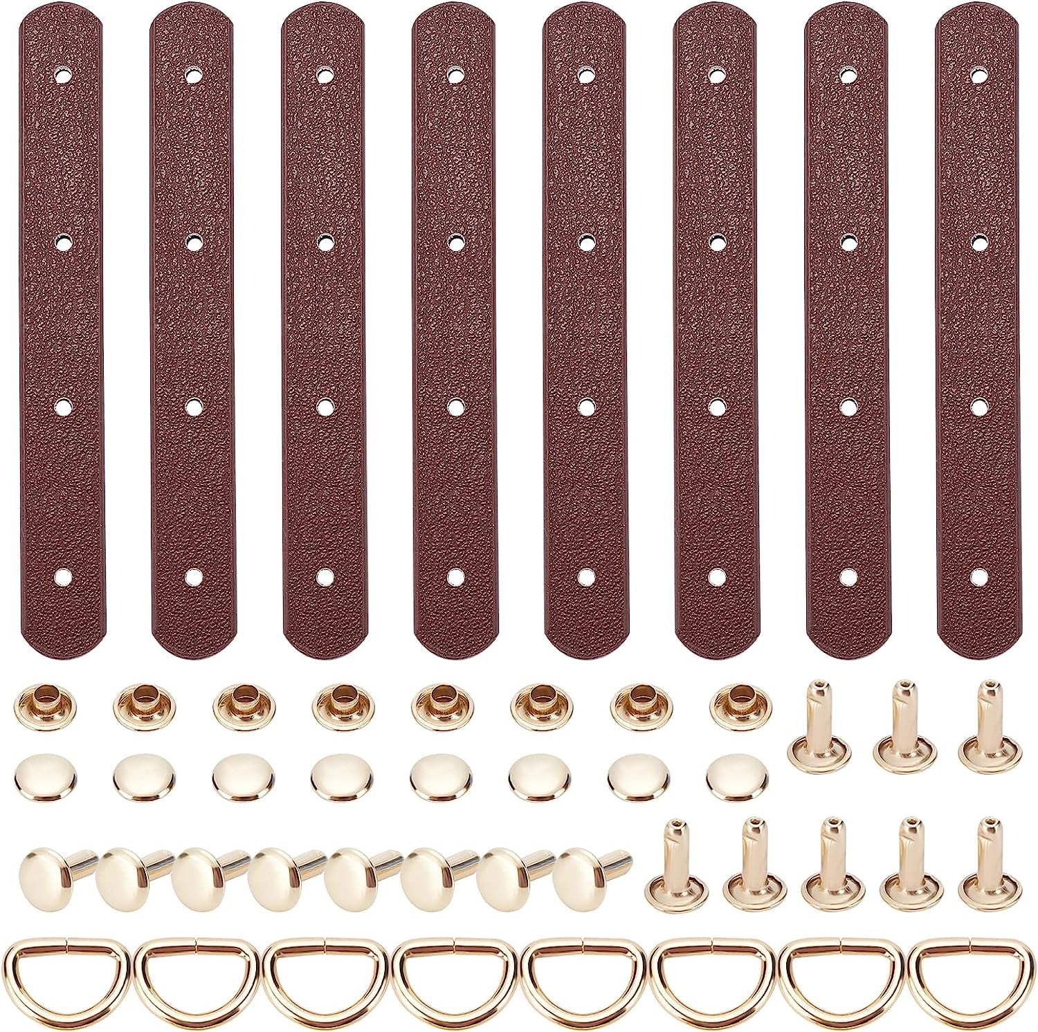 DIY 4 Sets Leather Metal Connector Buckles Purse Suspension Clasp ...