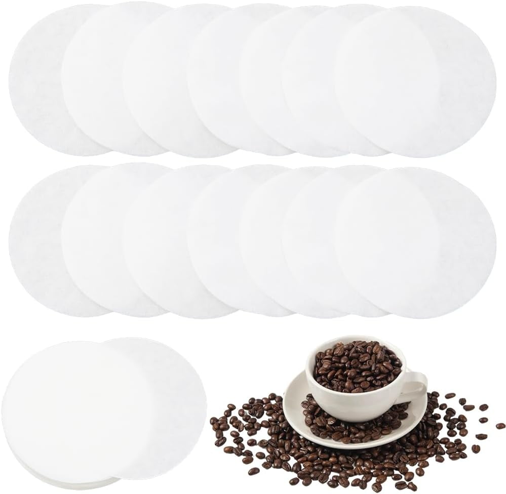 DIY 400Pcs Paper Coffee Filters 6.4x6.4cm Round Universal Replacement ...