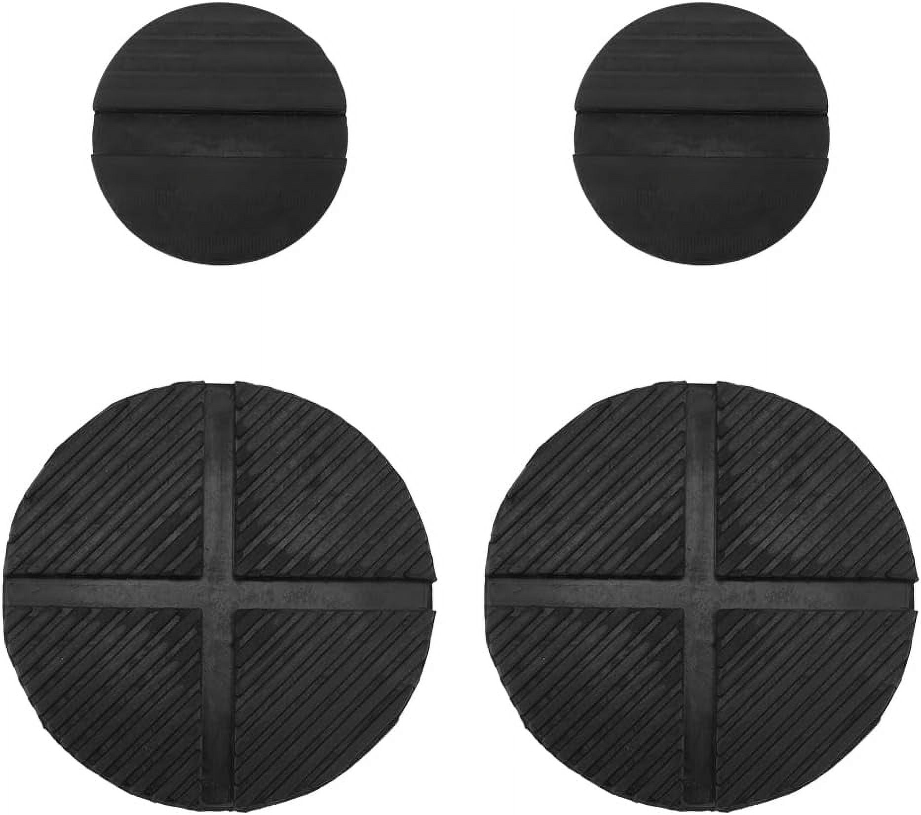 DIY 4Pcs 2 Style Rubber Jack Pads Black Car Jack Pad Universal Non-slip ...