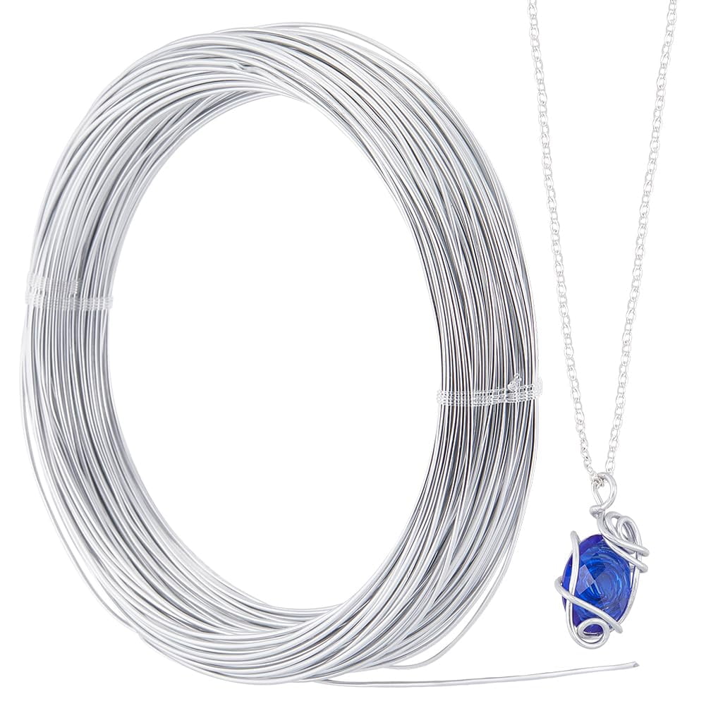 Craft Wire Aluminum - 1mm, 2mm, 3mm Silver Soft DIY Metal Art Wire For ...