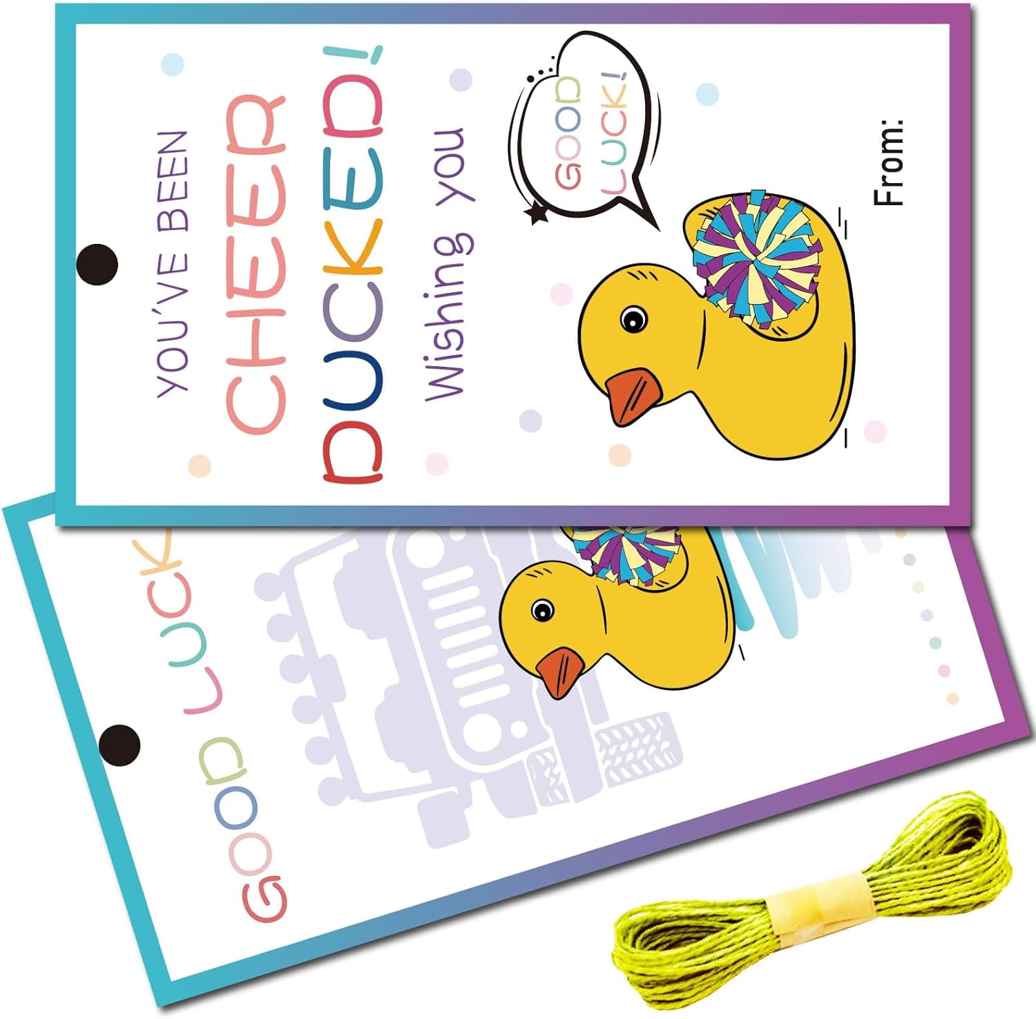 DIY 50Pcs Duck Tags Cruising Rubber Duck Tag Cruise Duck Duck Tags ...