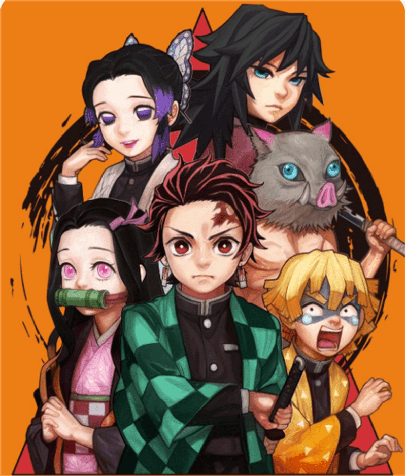 DIY 5D Demon Anime Slayer Diamond Painting Kits for Adults and Kids ...