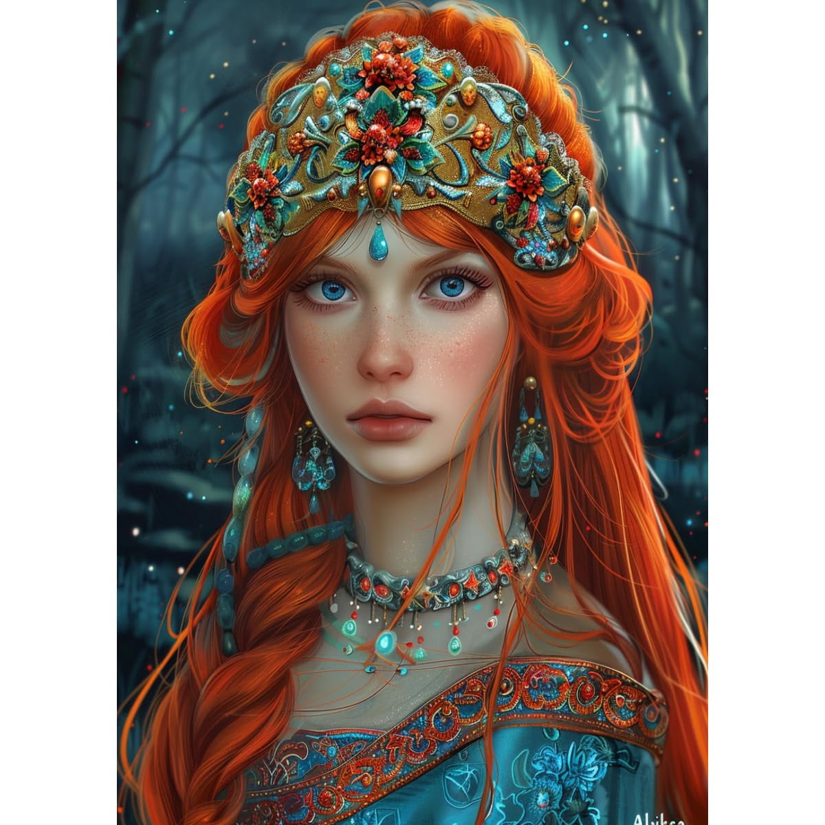 DIY 5D Diamond Art Beautiful Fairy Woman Paint with Full Drill Round ...