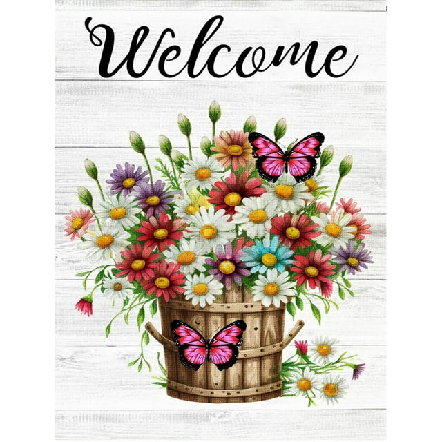 DIY 5D Diamond Art Kits for Adult Beginners,Flower Butterfly Diamond ...