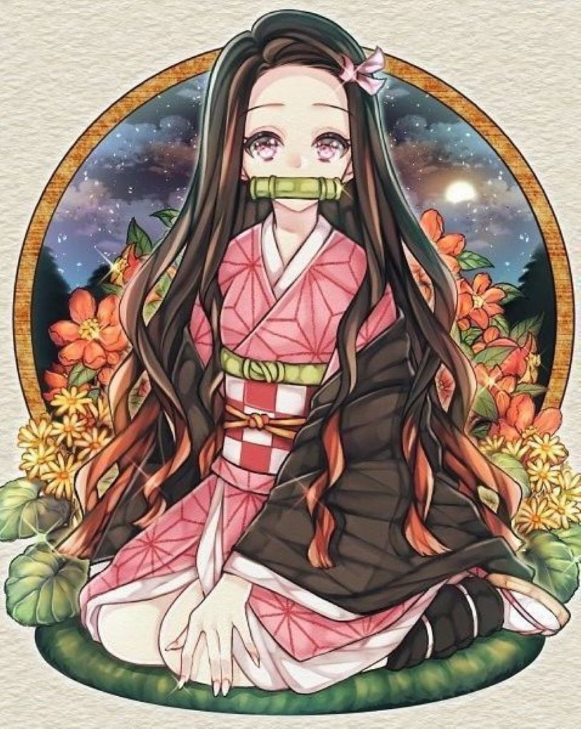 DIY 5D Diamond Art Kits for Adults Kids, Kamado Nezuko Paint by ...