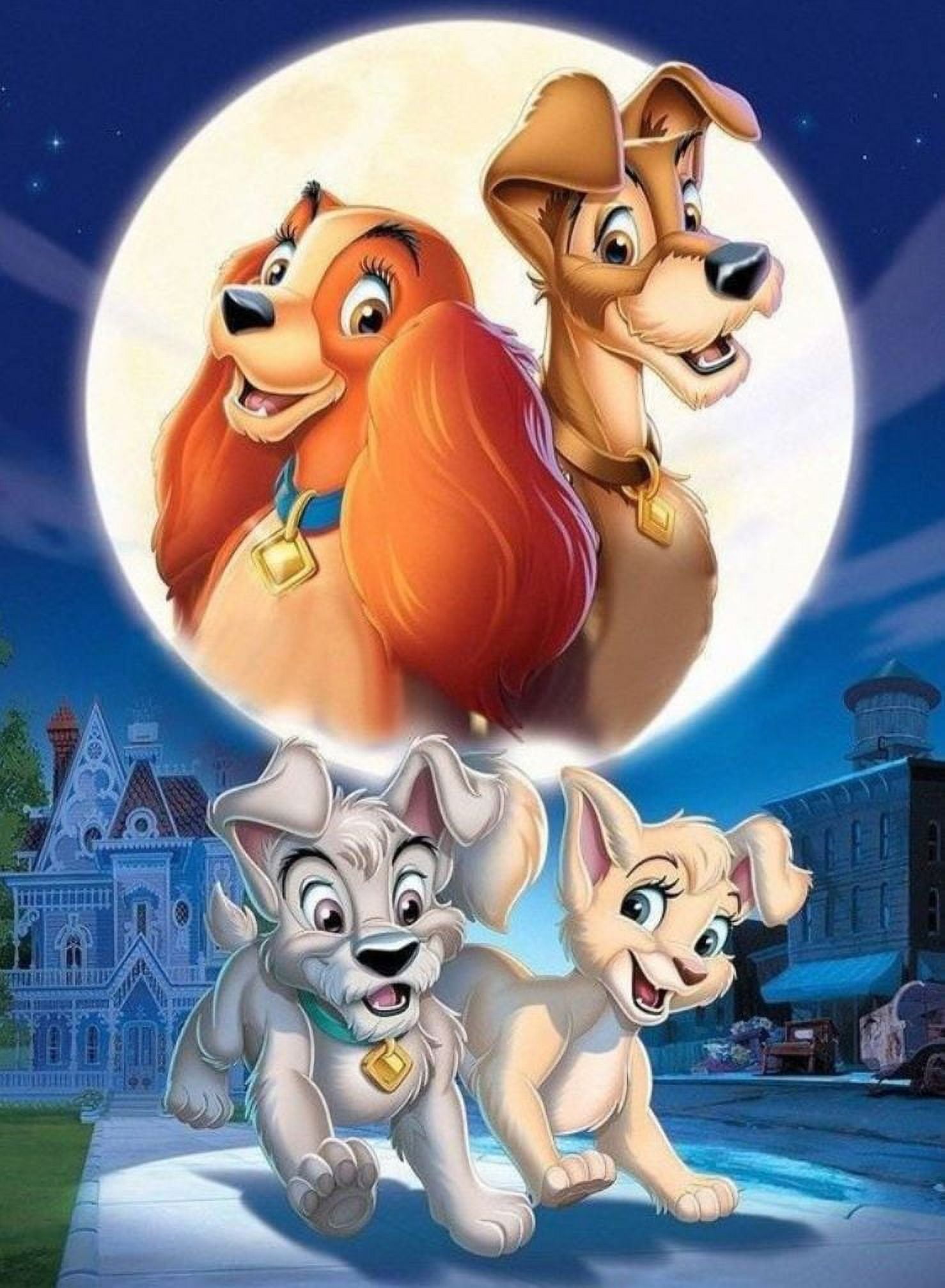 DIY 5D Diamond Art Kits for Adults Kids, Lady and the Tramp Paint by ...