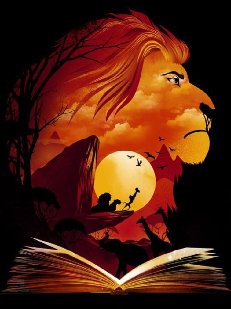 DIY 5D Diamond Art Kits for Adults Kids, Simba Paint by Diamonds Gem ...