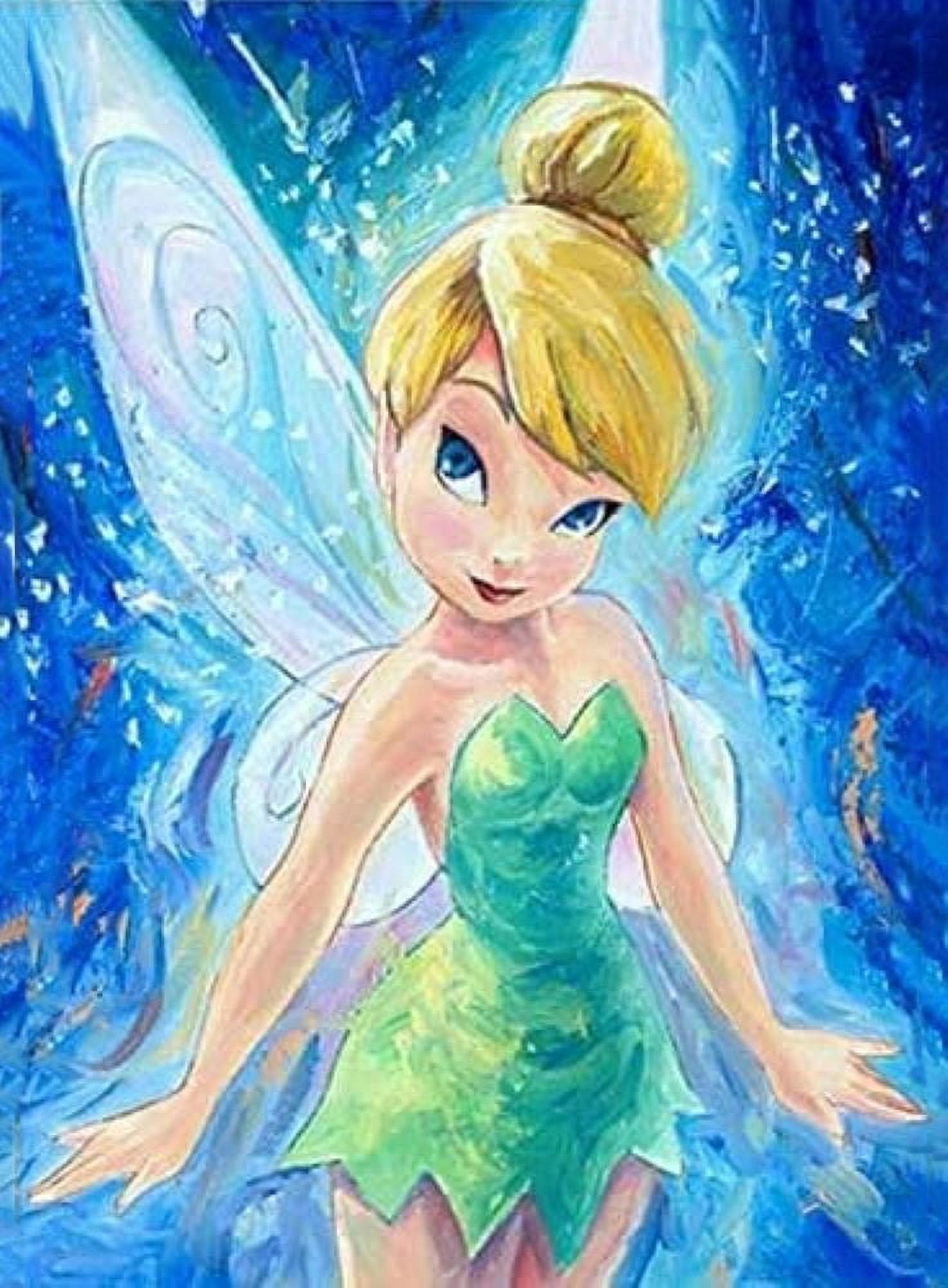 DIY 5D Diamond Art Kits for Adults Kids, Tinker Bell Paint by Diamonds ...