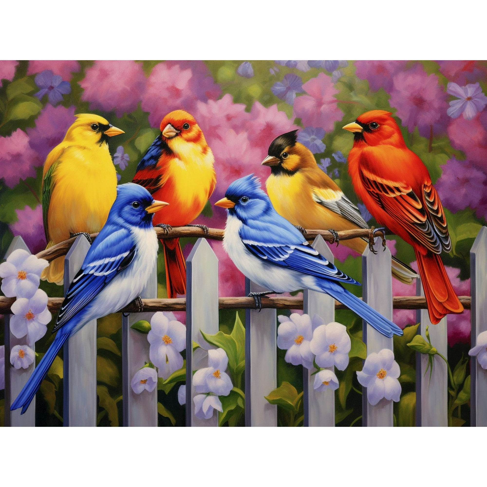 DIY 5D Diamond Art Painting Kits for Adult,Colorful Birds Diamond Art ...