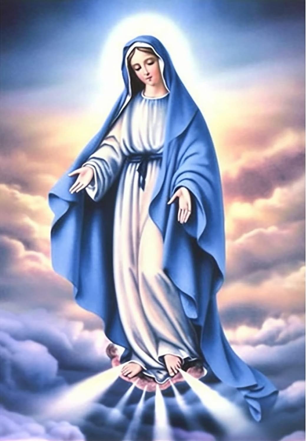 DIY 5D Diamond Art Painting Religion Virgin Mary Kit for Adults ...