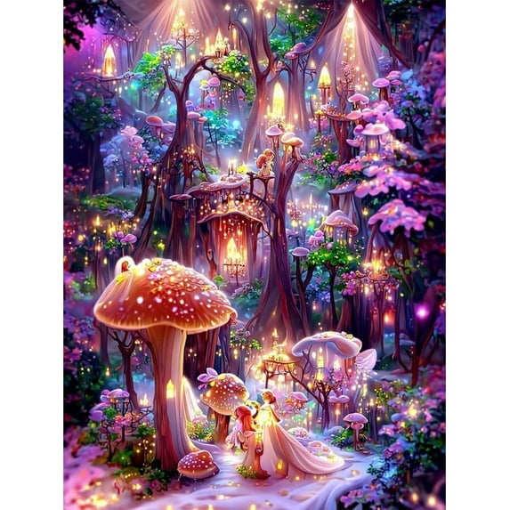 DIY 5D Diamond Painting Kit Adult Diamond Painting "Dream Forest Fairy ...