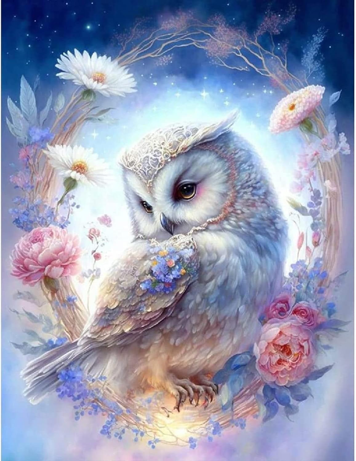 DIY 5D Diamond Painting Kit (For Adults) Diamond Painting "Owl" - Full ...