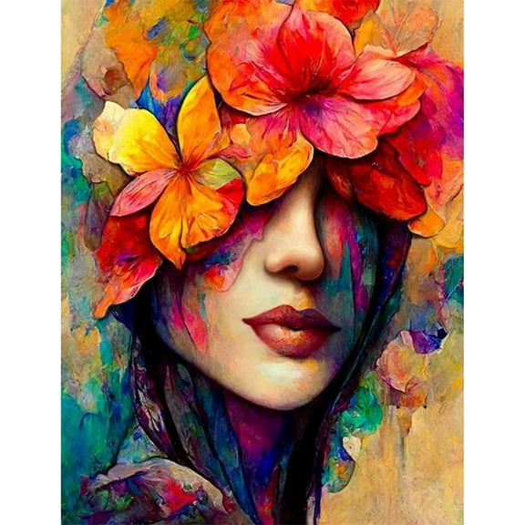 DIY 5D Diamond Painting Kit (For Adults) Diamond Painting "Flower Bus ...