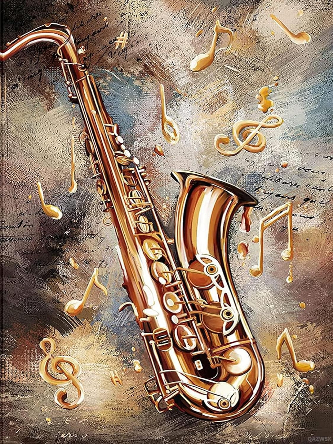 DIY 5D Diamond Painting Kits for Adults Diamond Painting Vintage Music ...