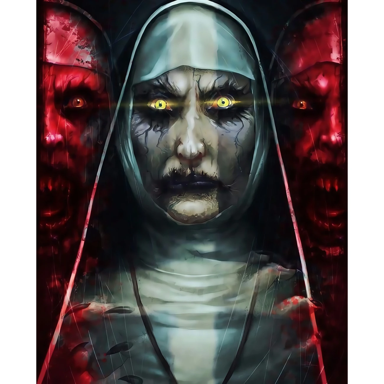 DIY 5D Diamond Painting By Number Kits Full Round Drill Horror ...