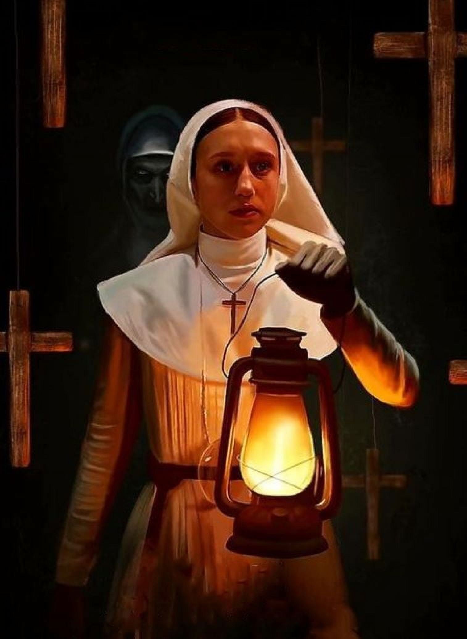 DIY 5D Horror Movie Diamond Art Painting Kits The Nun 12x16 inch Full ...