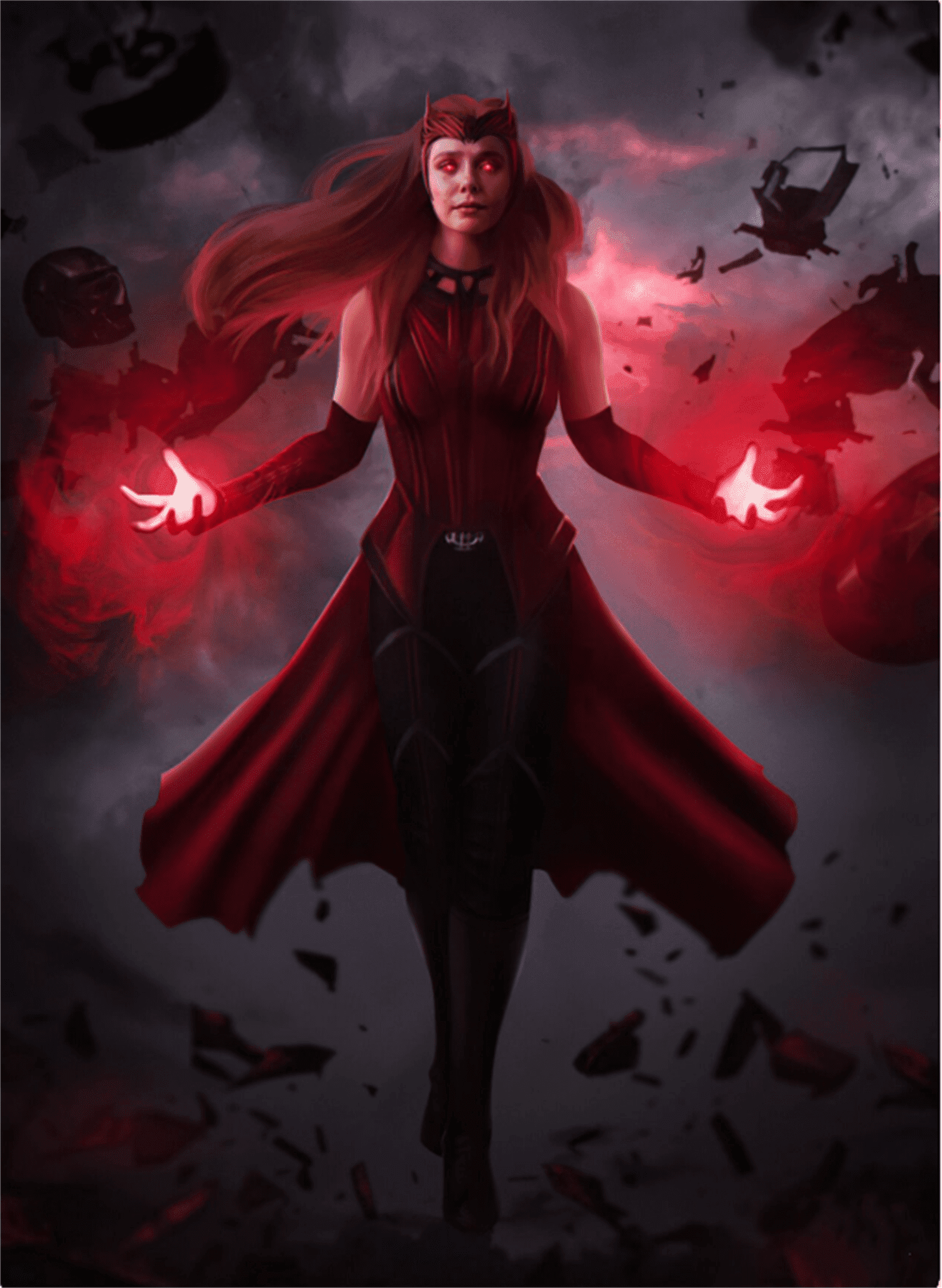 DIY 5D Scarlet Witch Diamond Painting Kits for Adults and Kids,Anime ...