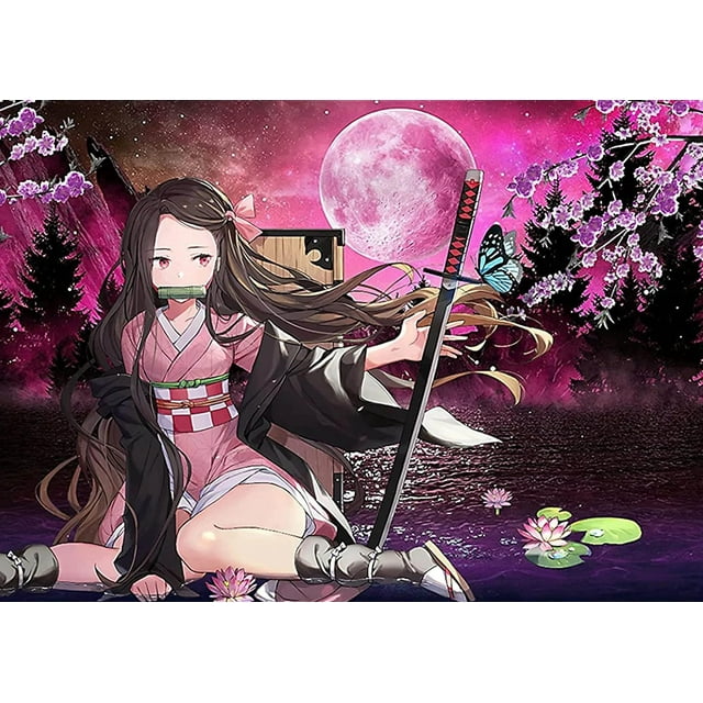 DIY 5D Stitch Diamond Art Kits for Adults Kids, Demon Slayer Paint by ...