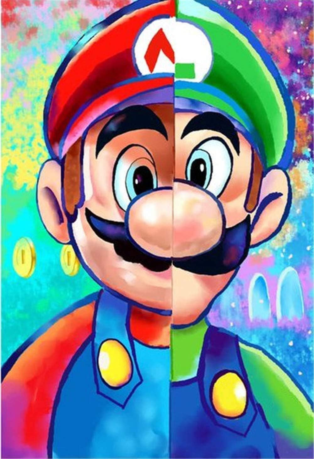 DIY 5D Super Mario Diamond Painting Kits for Adults, Diamond Art for ...