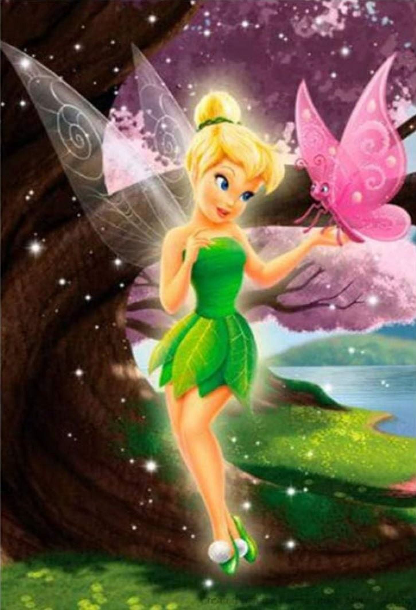 DIY 5D Tinker Bell Diamond Painting Kits for Adults, Diamond Art for ...