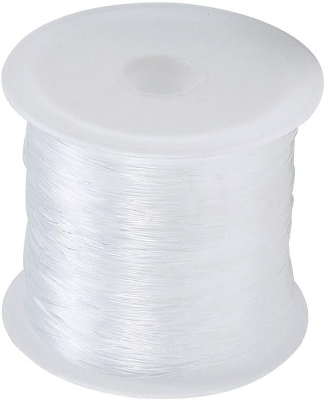 DIY 60 Yards Clear Invisible Craft Nylon Thread 0.35mm Monofilament ...