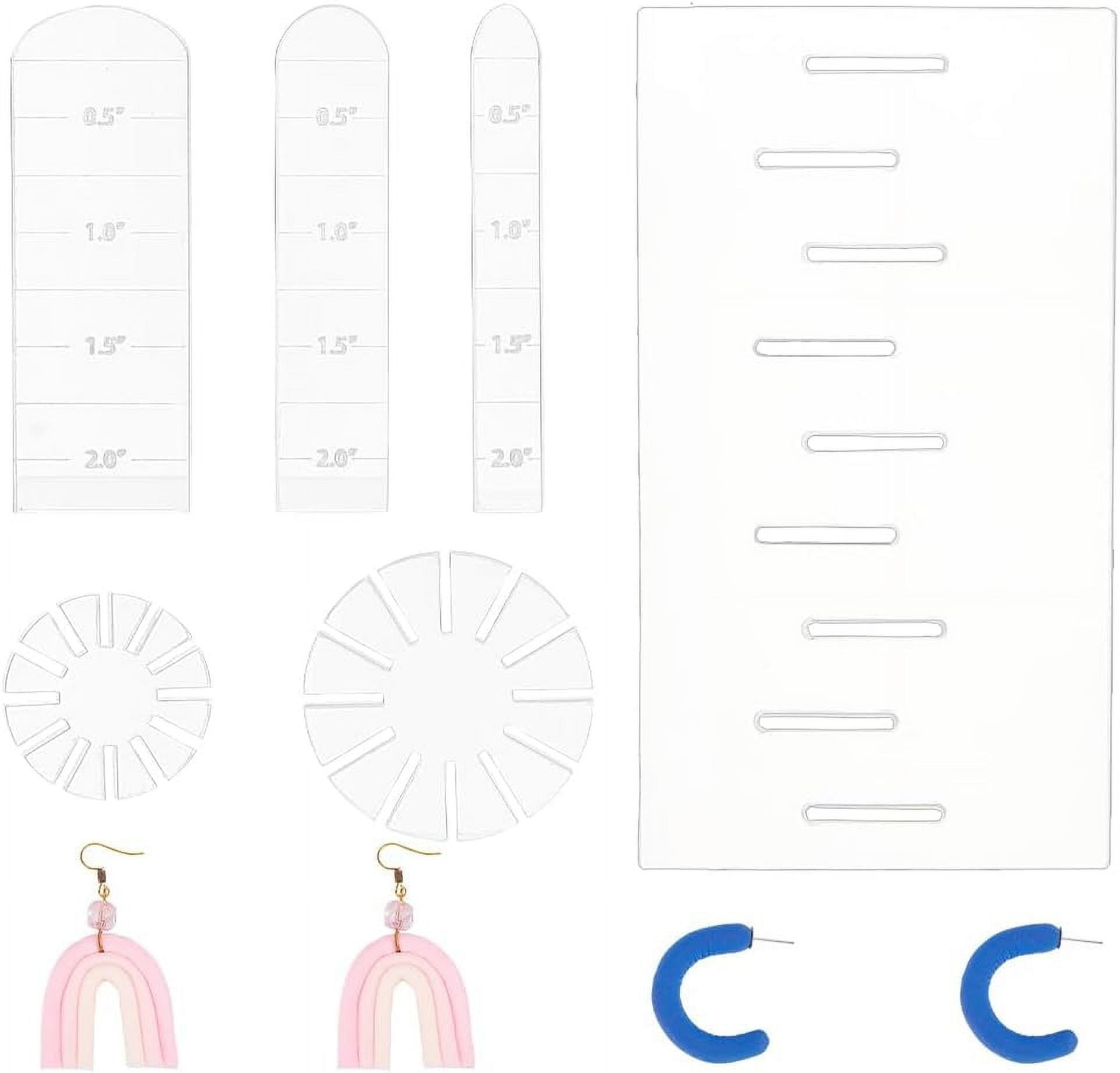 DIY 6Pcs Acrylic Polymer Clay Tools Snowflake & Arch Shape Polymer Clay ...