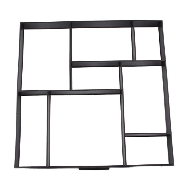 DIY 8 Grid Plastic Paving Pavement Concrete Mould Stepping Stone Walk ...