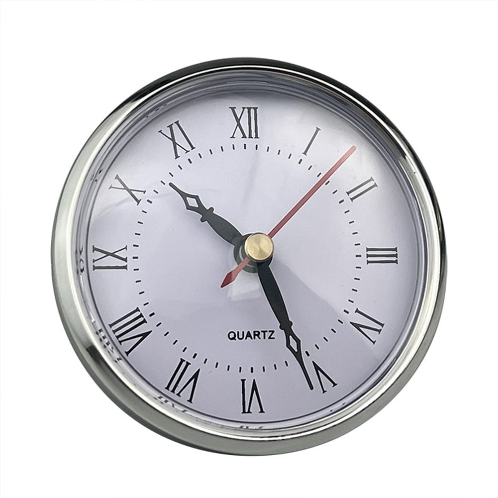 DIY 80MM Quartz Clock Insert for Roman Numeral Replacement with Rubber ...