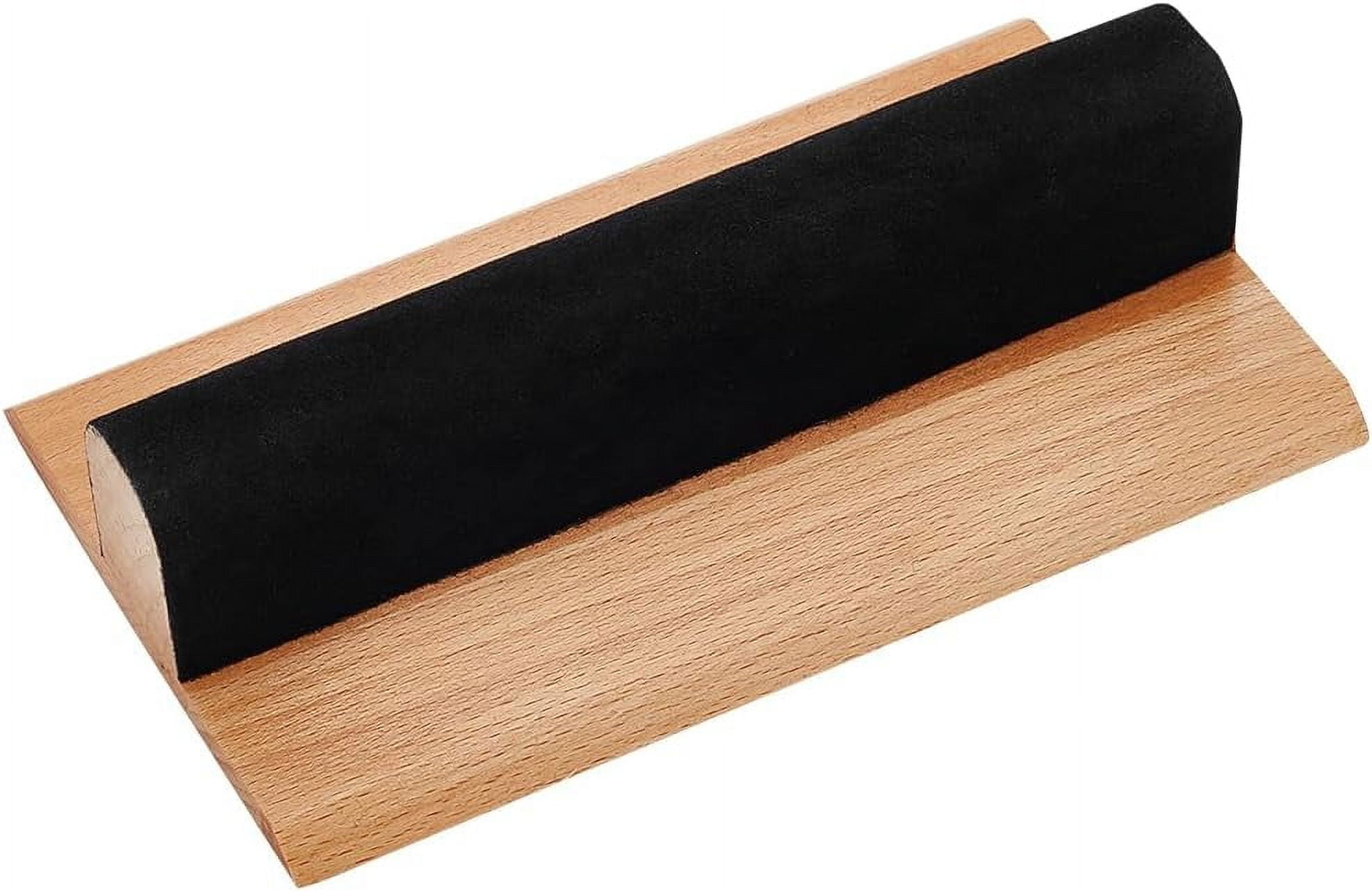 DIY 8x5 Inch Wooden Tailors Clapper Black Pressing Bar Wood ...