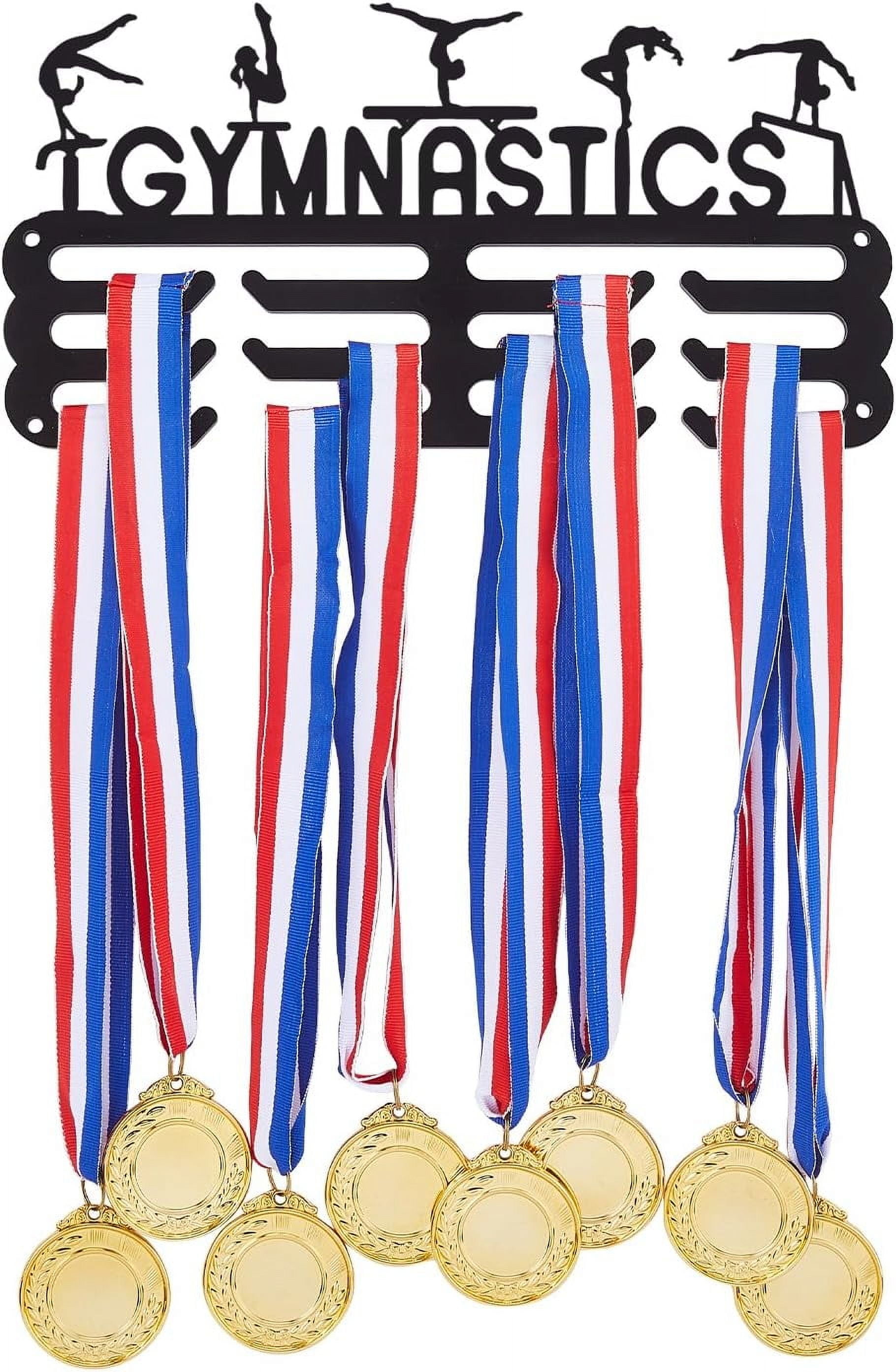 DIY Acrylic Medal Hanger Display Sports Award Holder Rack Black Acrylic ...