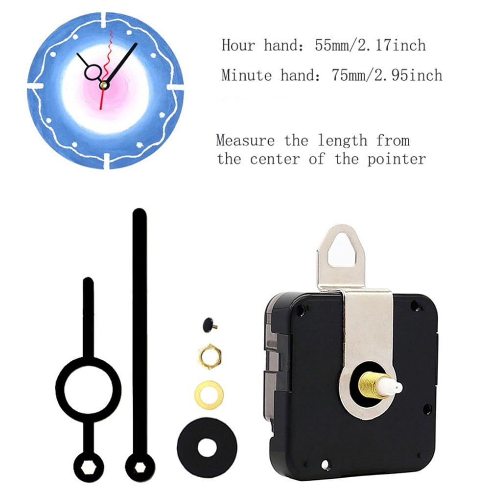DIY Acrylic Silent Wall Clock Kit with Accurate Quartz Movement and ...