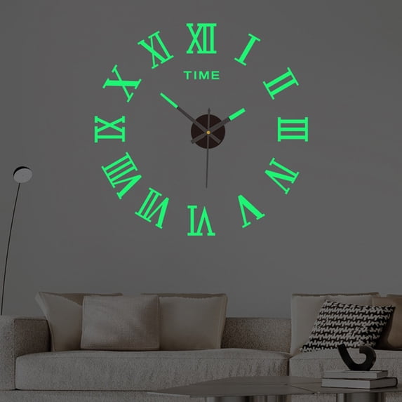 Diy Acrylic Wall Clock Glowing Design With Silent Mechanism For ...