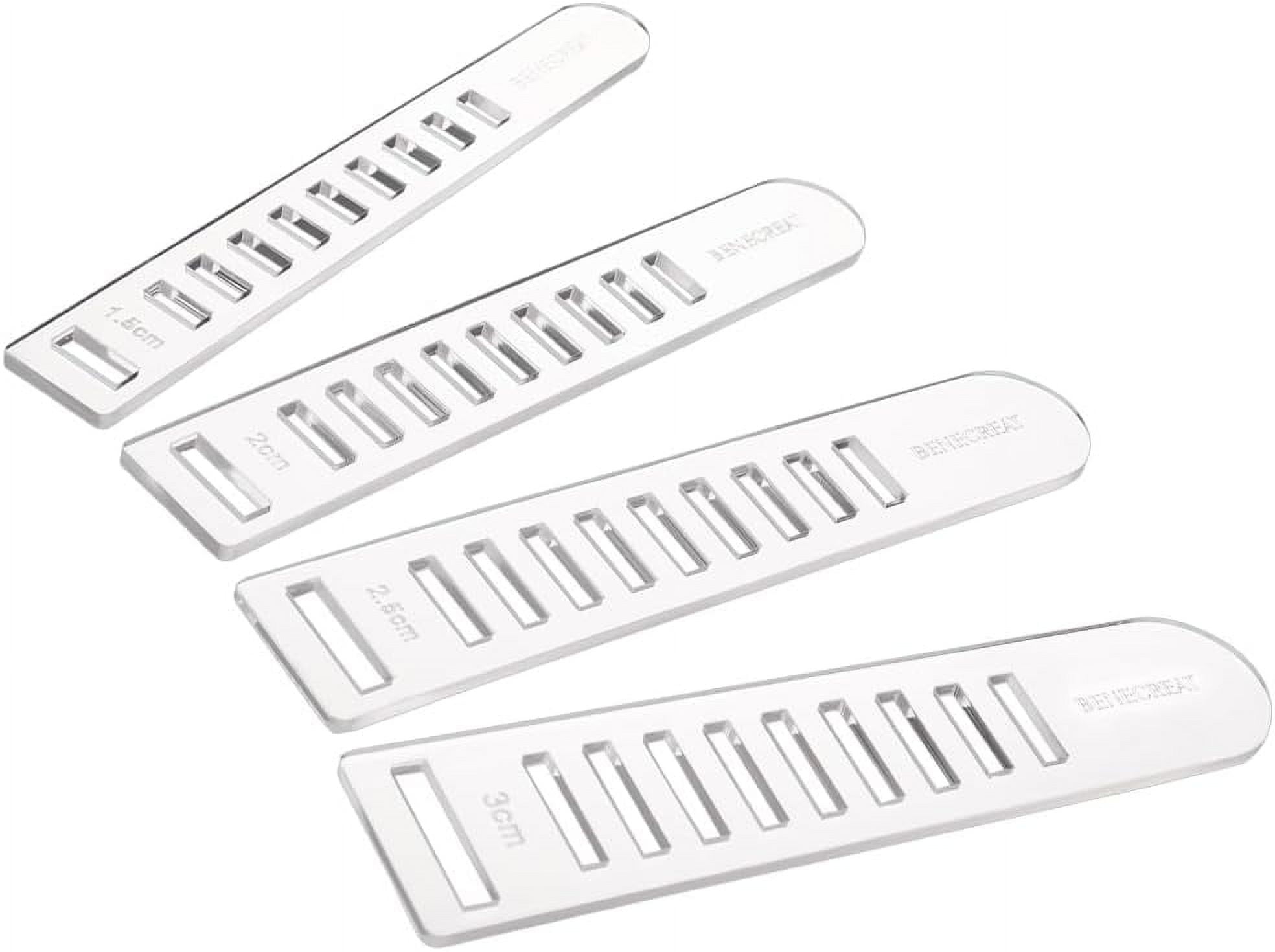 DIY Acrylic Weaving Needles 1.5/2/ 2.5/ 3cm Clear Knitting Board Fabric ...