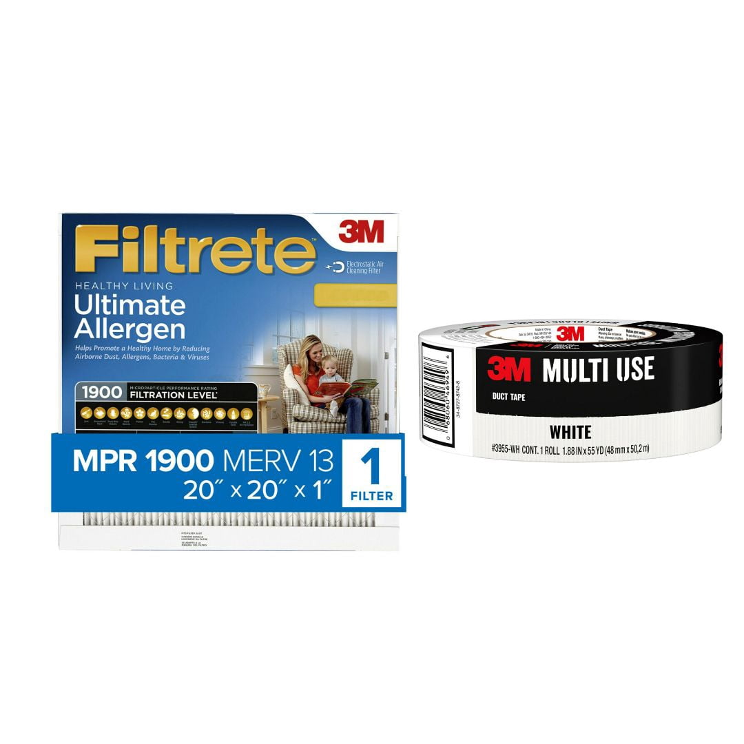DIY Air Purifier Bundle with 1 Filtrete 20x20x1 Healthy Living Air ...