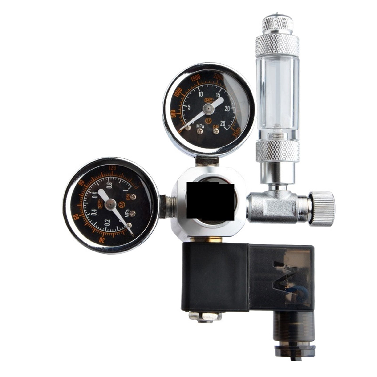 DIY Aquarium CO2 Regulator Magnetic Solenoid Kit Check Valve Fish Tank Accessories CO2 Control ...