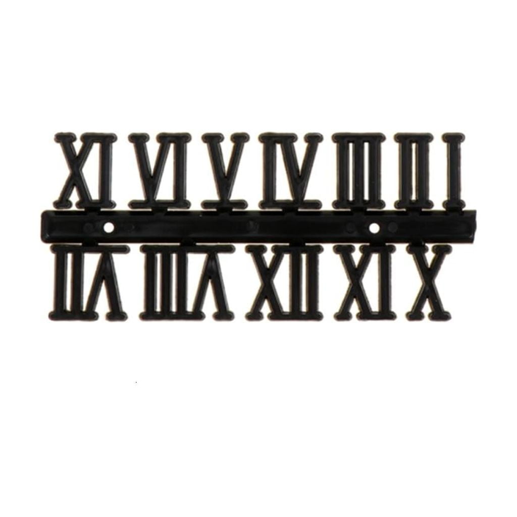 DIY Arabic Numerals Roman Numerals Wall Clock Removable Art Decal ...