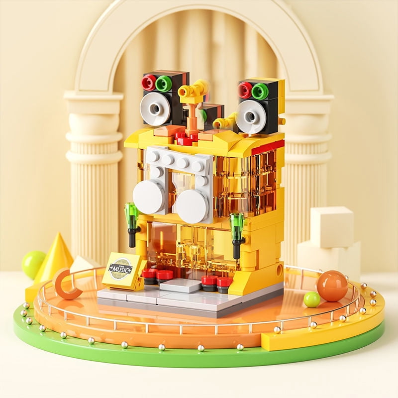 DIY Architecture Castle Lighthouse Street View House Building Blocks ...