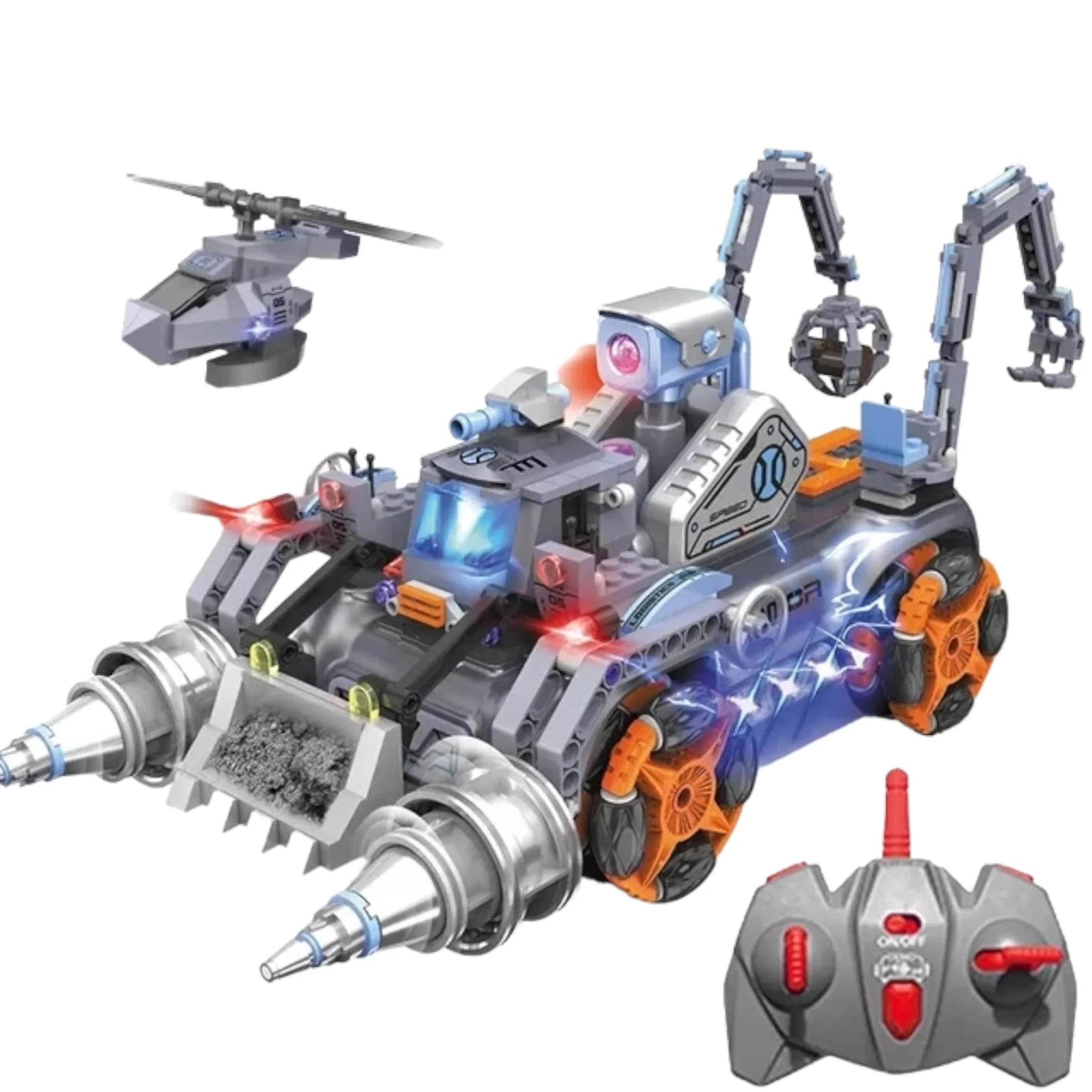 DIY Armor Car Building Set With Remote Control 1:16 Build Robot Car ...