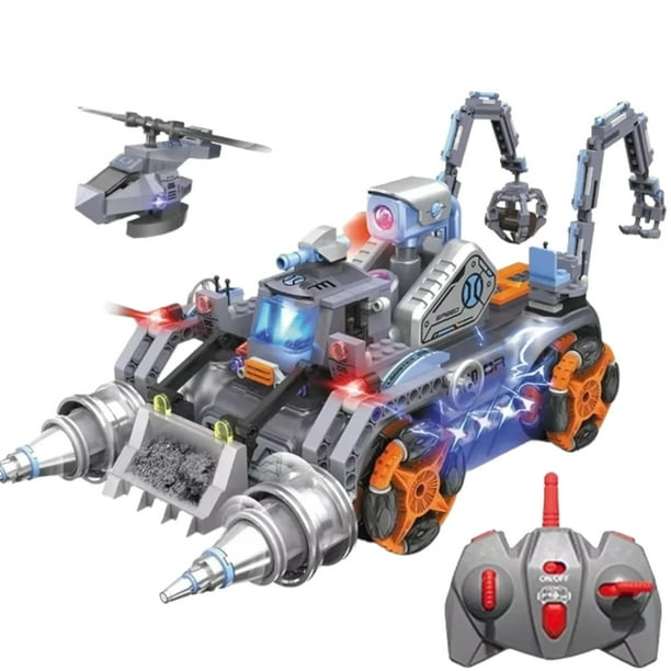 DIY Armor Car Building Set With Remote Control 1:16 Build Robot Car ...