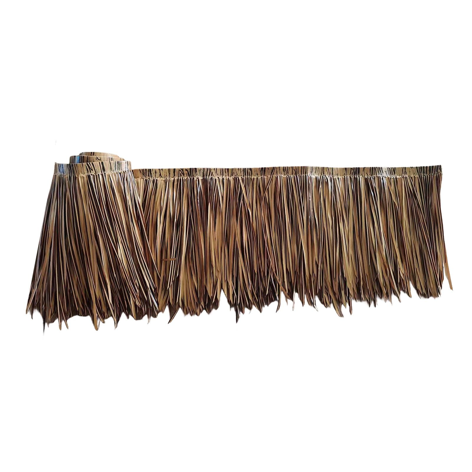 DIY Artificial Palm Thatch Roll PE Synthetic Material Artificial Thatch ...