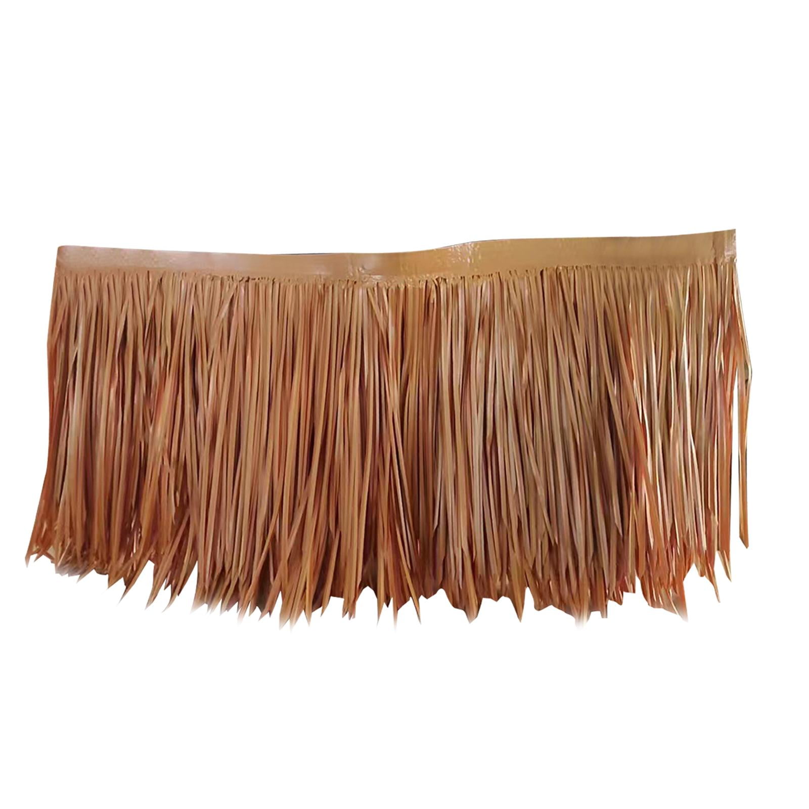 DIY Artificial Palm Thatch Roll PE Synthetic Material Artificial Thatch ...