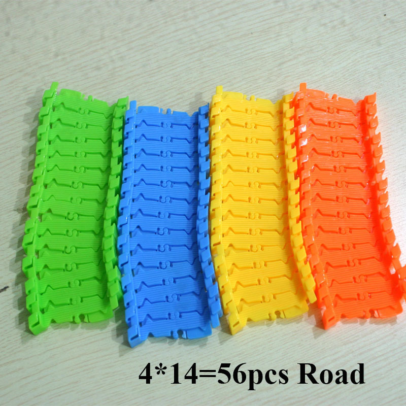 DIY Assemble Universal Racing Set Track Car Flexible Educational Rail ...