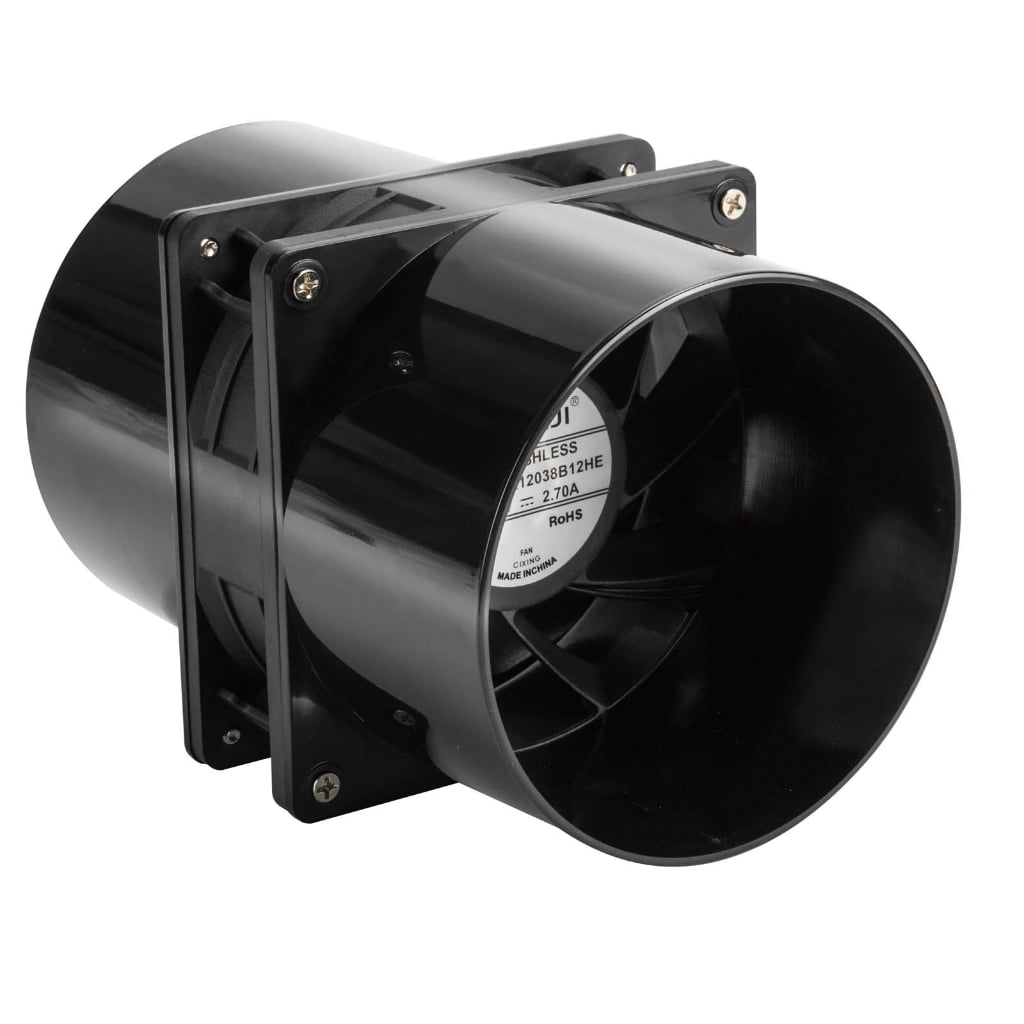 DIY Assembly Exhaust Fan 6000RPM Double Ball Bearing Ideal For Smokes ...