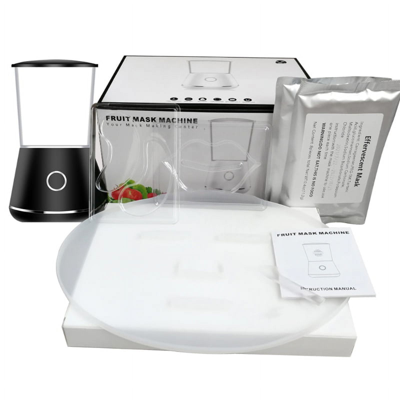 DIY Auto Face Mask Maker Machine Fruit Vegetable Natural Collagen for ...