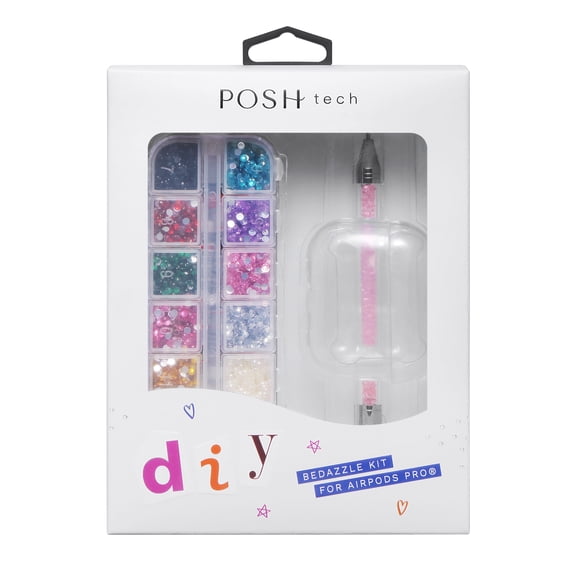 Posh Tech DIY Bedazzle Kit for Apple AirPods Pro Case - Walmart.com