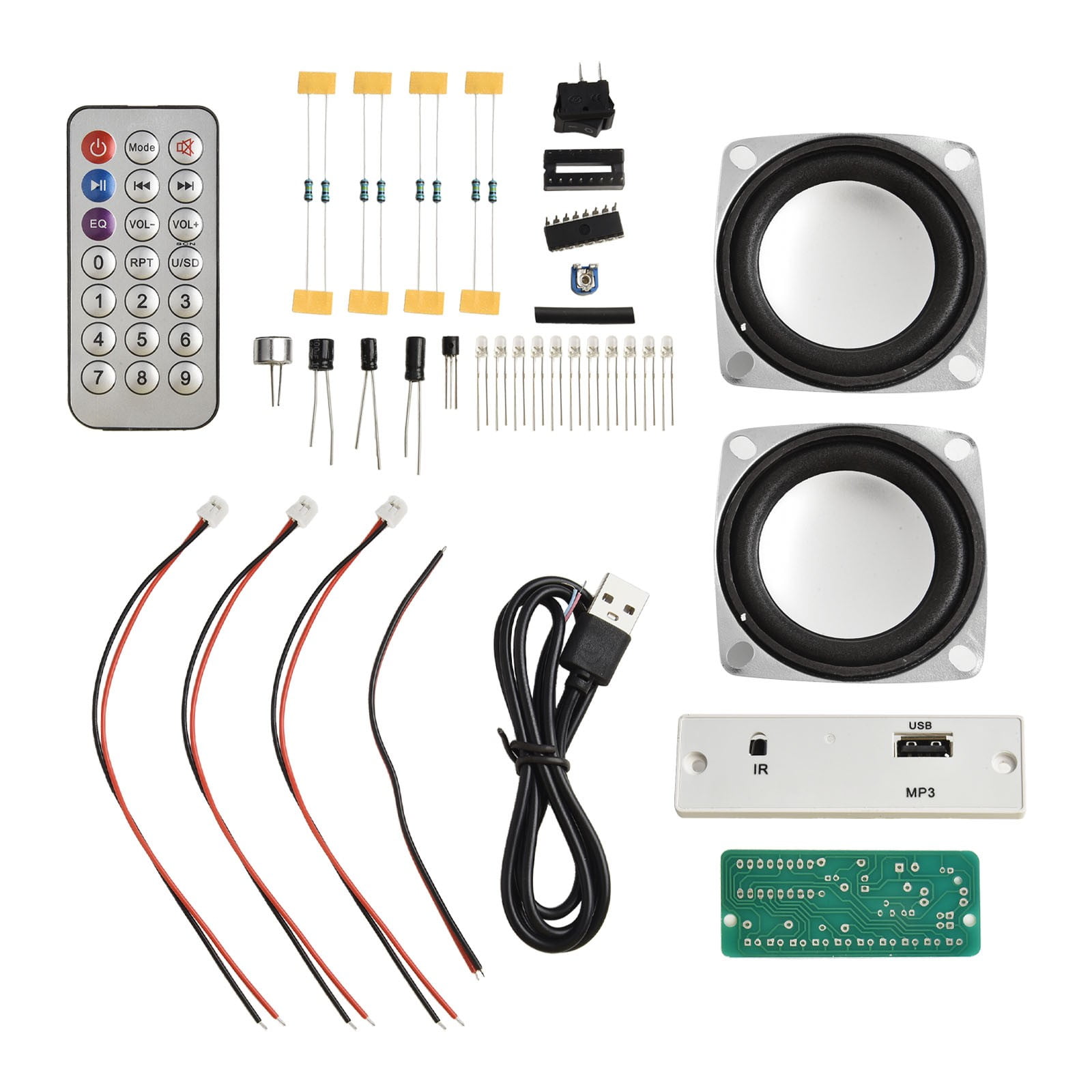 DIY BTSpeaker Assembly Kit Electronics Soldering Kit Project Practice Components - Walmart.com